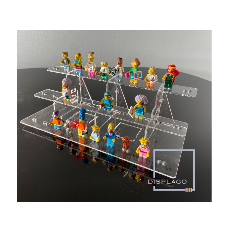 30 LEGO® Minifigures display podium. Stand for 30 LEGO® Minifigures ...