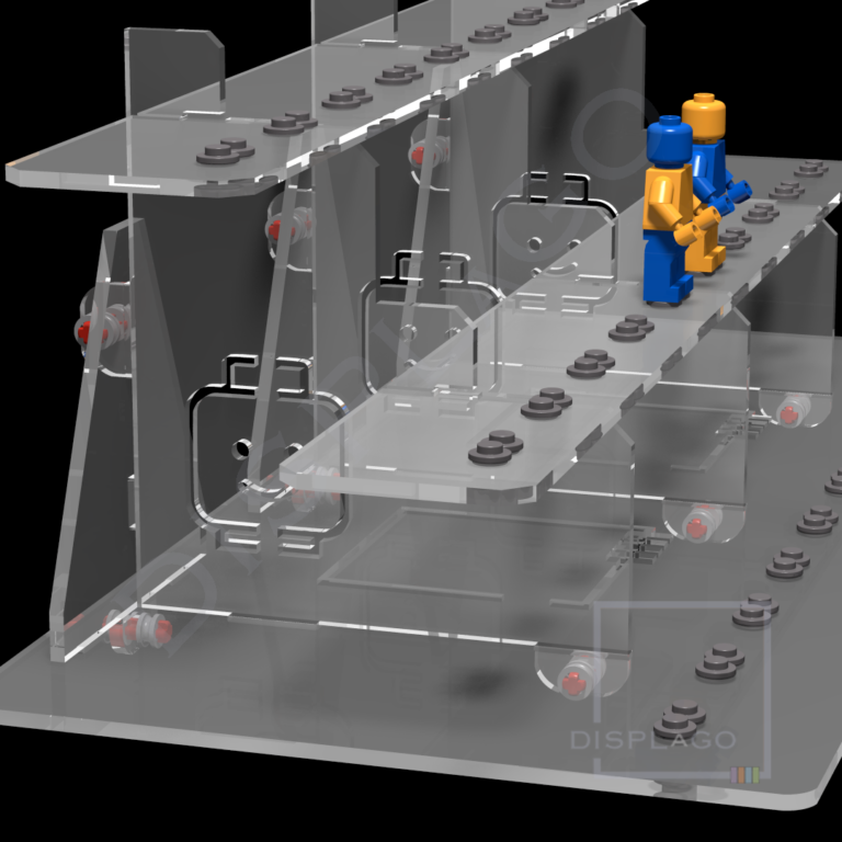 30 LEGO® Minifigures display podium. Stand for 30 LEGO® Minifigures ...
