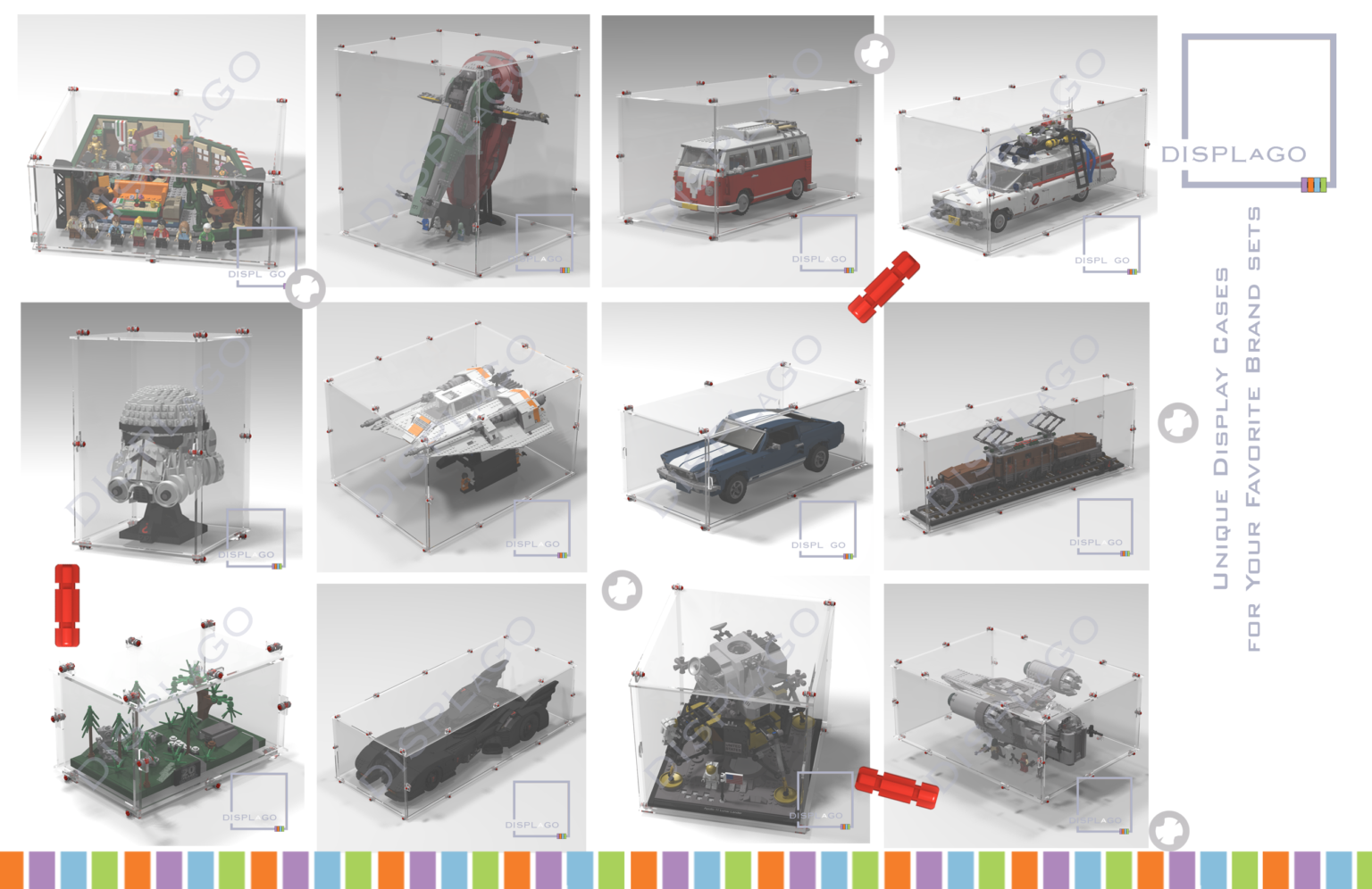 Display Case for LEGO® 77093 The Legend of Zelda™ Ocarina of Time ...